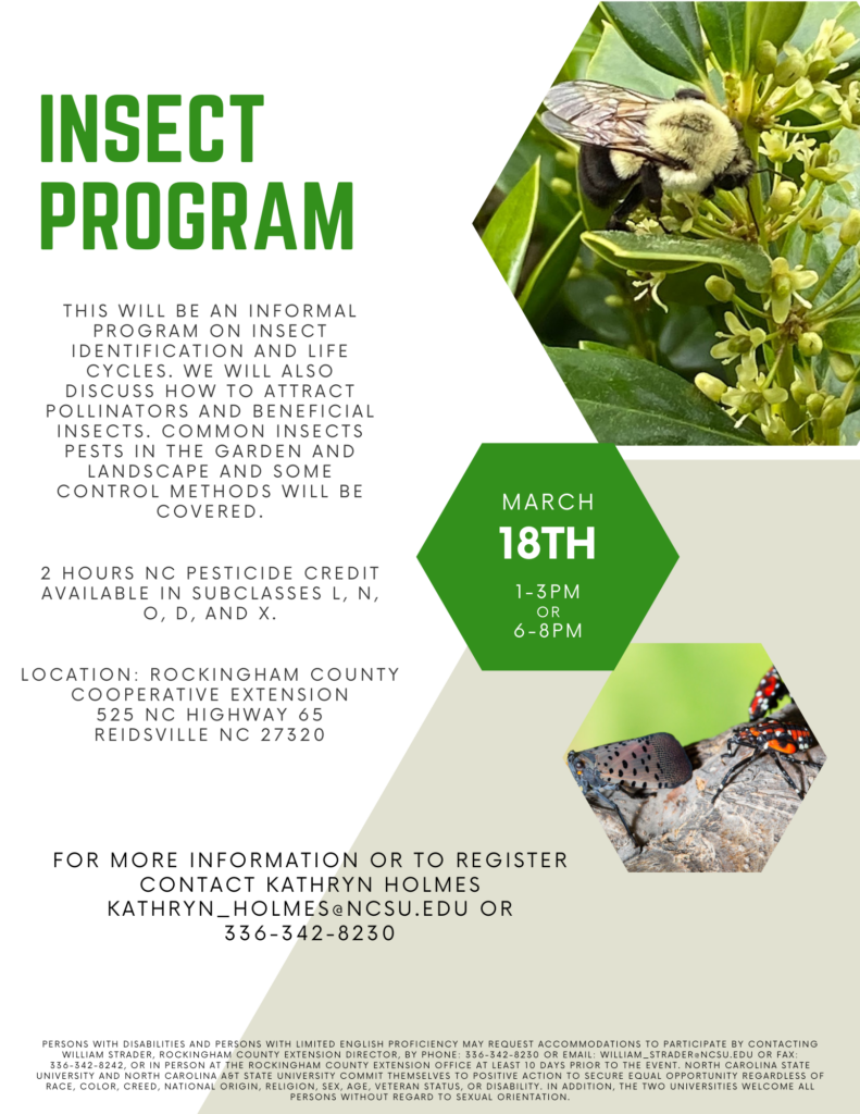 Insect Program | N.C. Cooperative Extension
